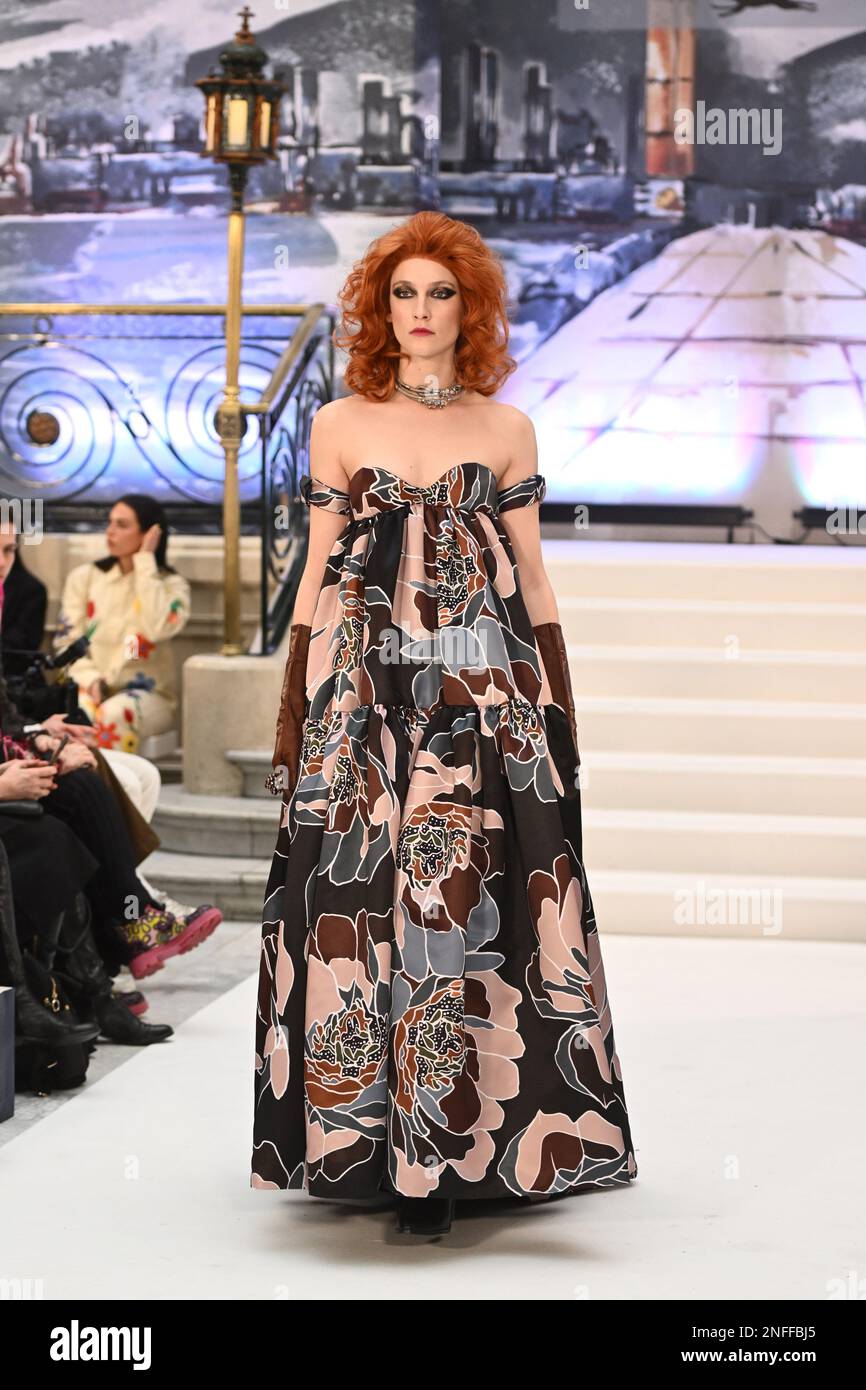 London, UK. 17 February 2023. Models on the catwalk during the Paul ...