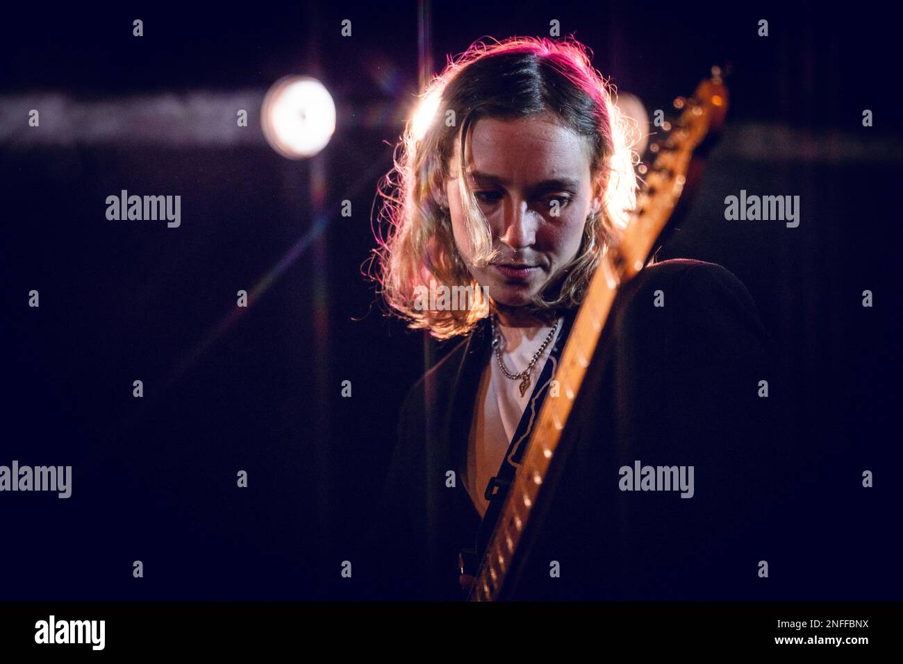 Copenhagen, Denmark. 16th Feb, 2023. The English indie rock band Sorry ...