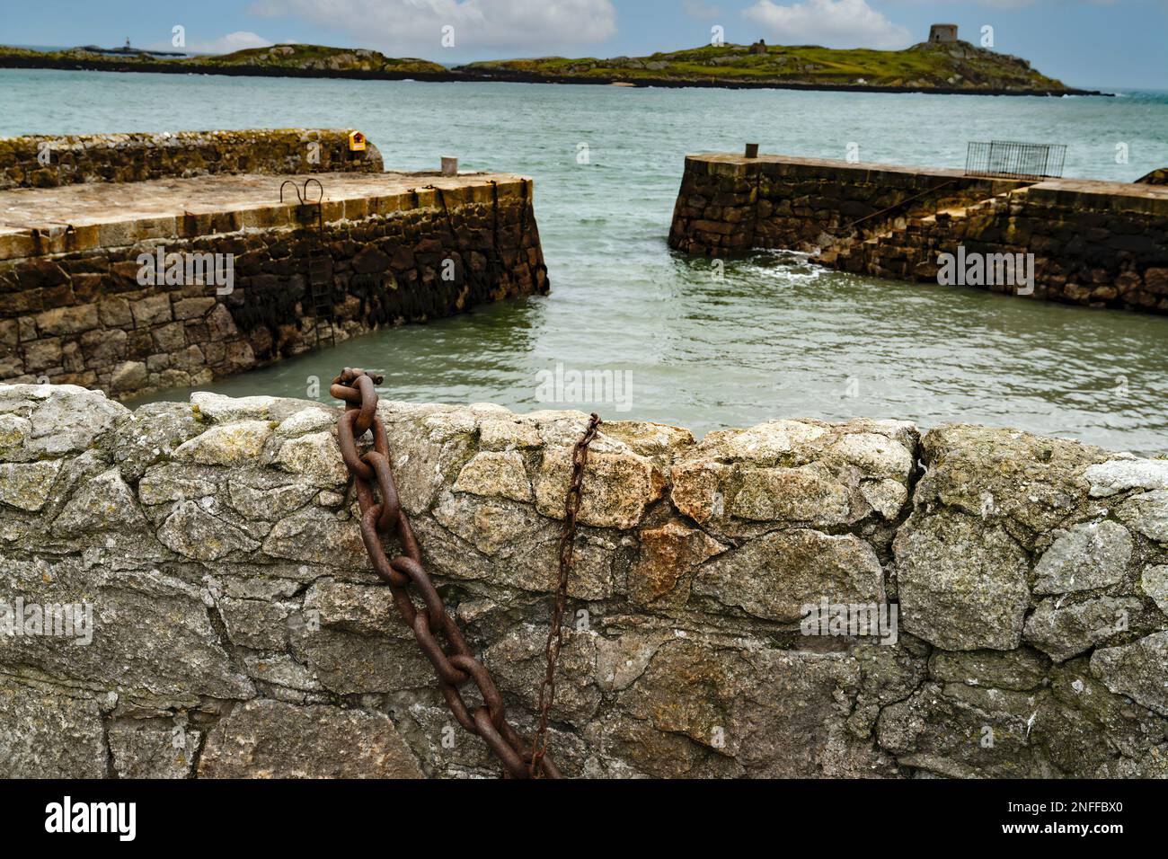 Dalkey Island from Coliemore Harbor Stock Photo - Alamy