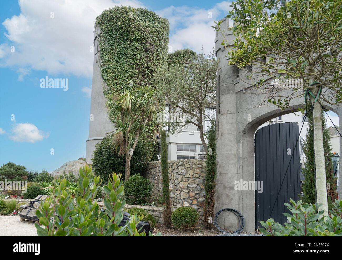 Turreted mansion in Dalkey, Ireland Stock Photo - Alamy