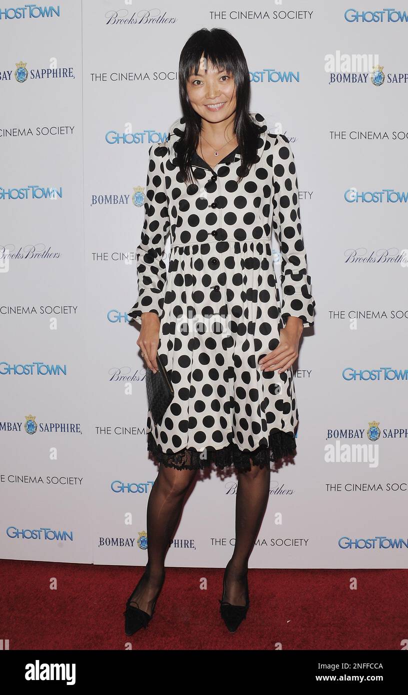 Model Irina Pantaeva attends a Cinema Society screening of "Ghost Town ...