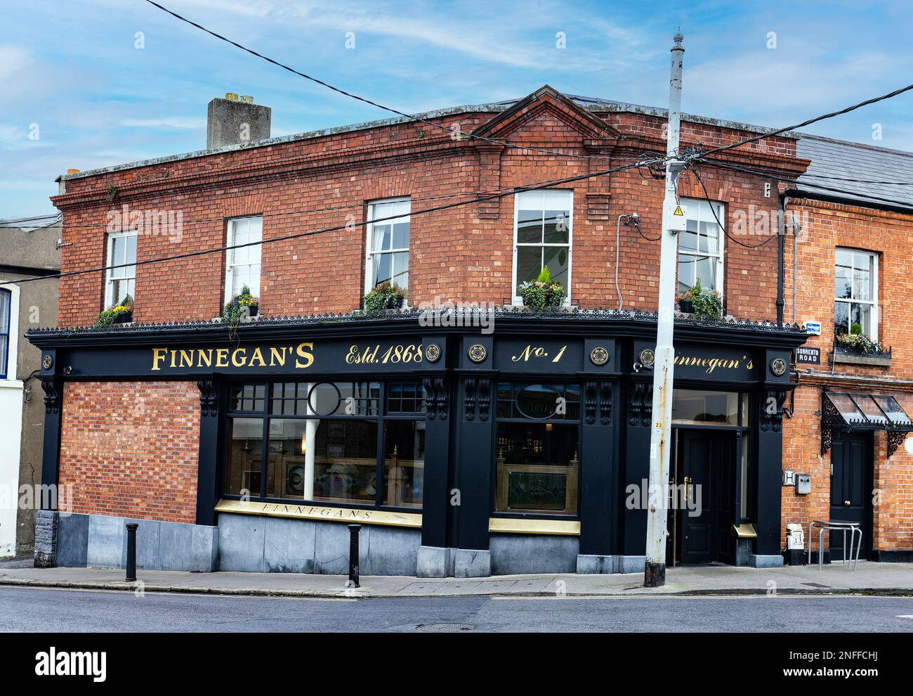 Exterior of Finnegans pub, Dalkey, Ireland Stock Photo - Alamy