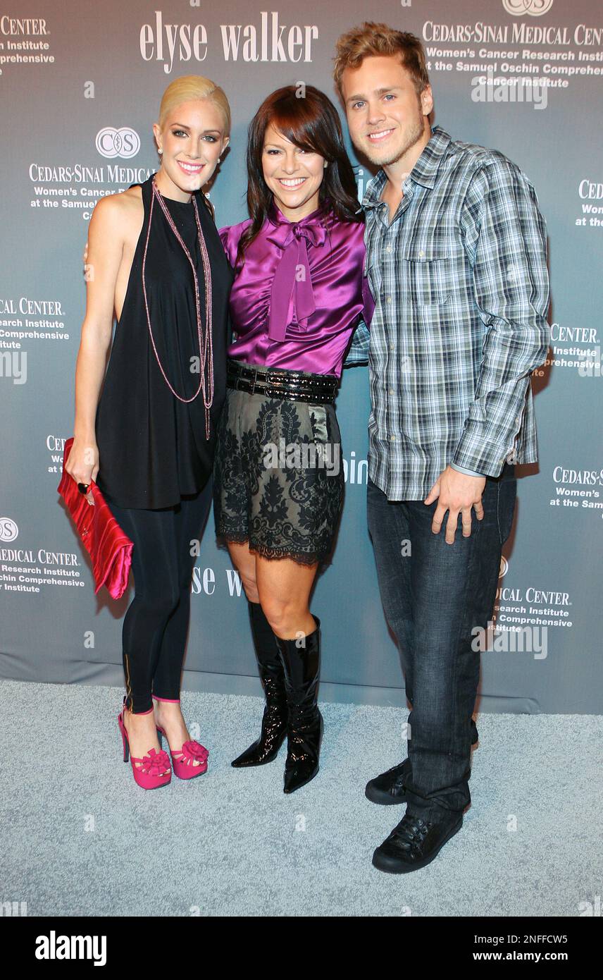 Heidi Montag, Elyse Walker and Spencer Pratt (L-R) attend The 4th ...