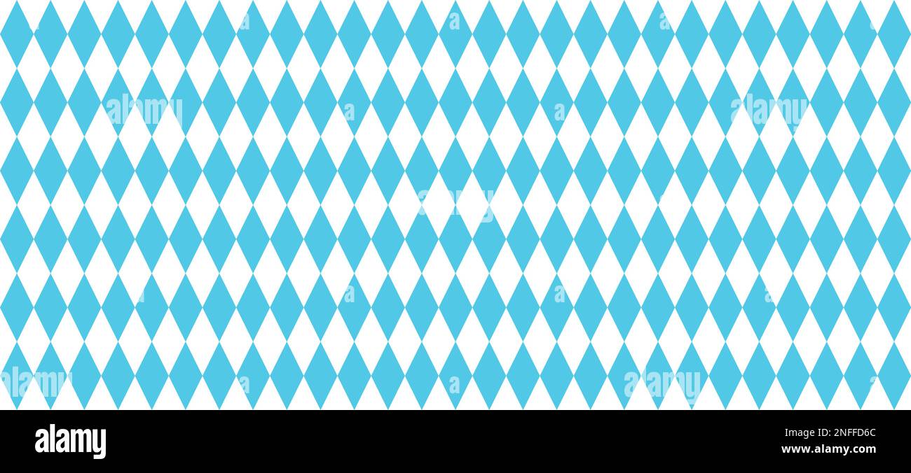 bavarian pattern for oktoberfest. german blue rhombus texture. Vector ...