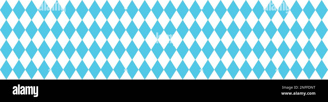 bavarian pattern for oktoberfest. german blue rhombus texture. Vector ...