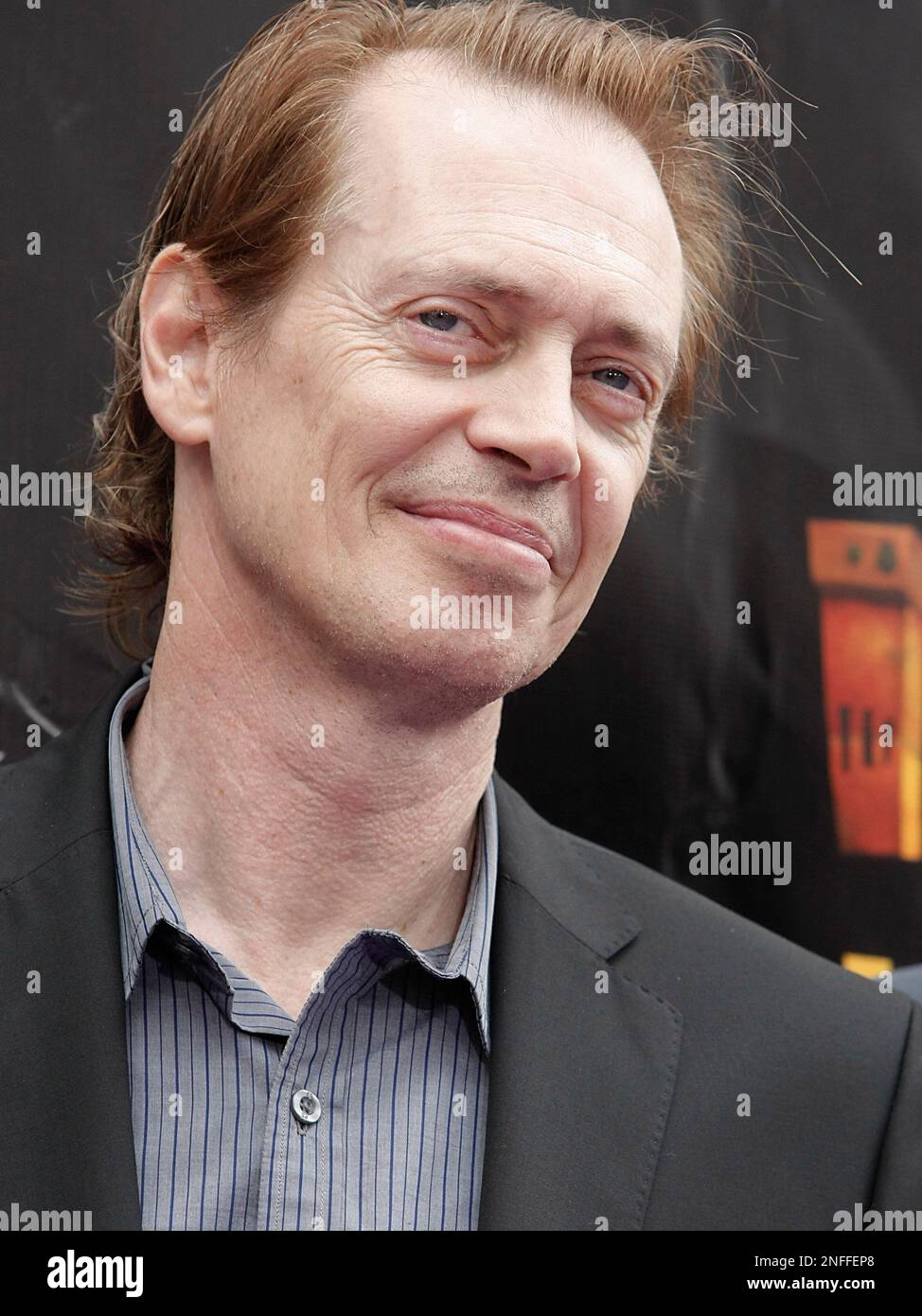 Actor Steve Buscemi poses on the press line at the premiere of the ...