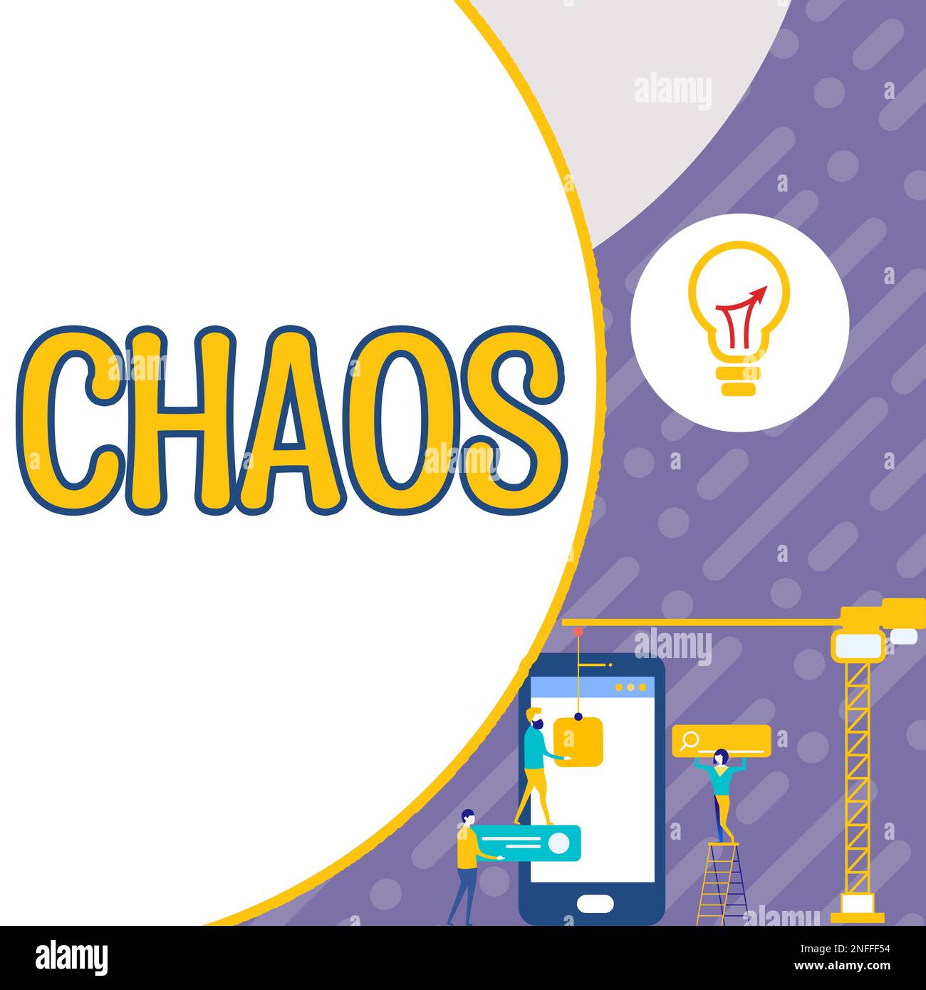 Writing displaying text Chaos. Internet Concept Complete disorder and ...