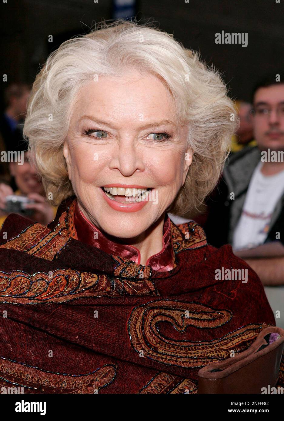 Actress Ellen Burstyn poses for a photo as she arrives for the premiere ...