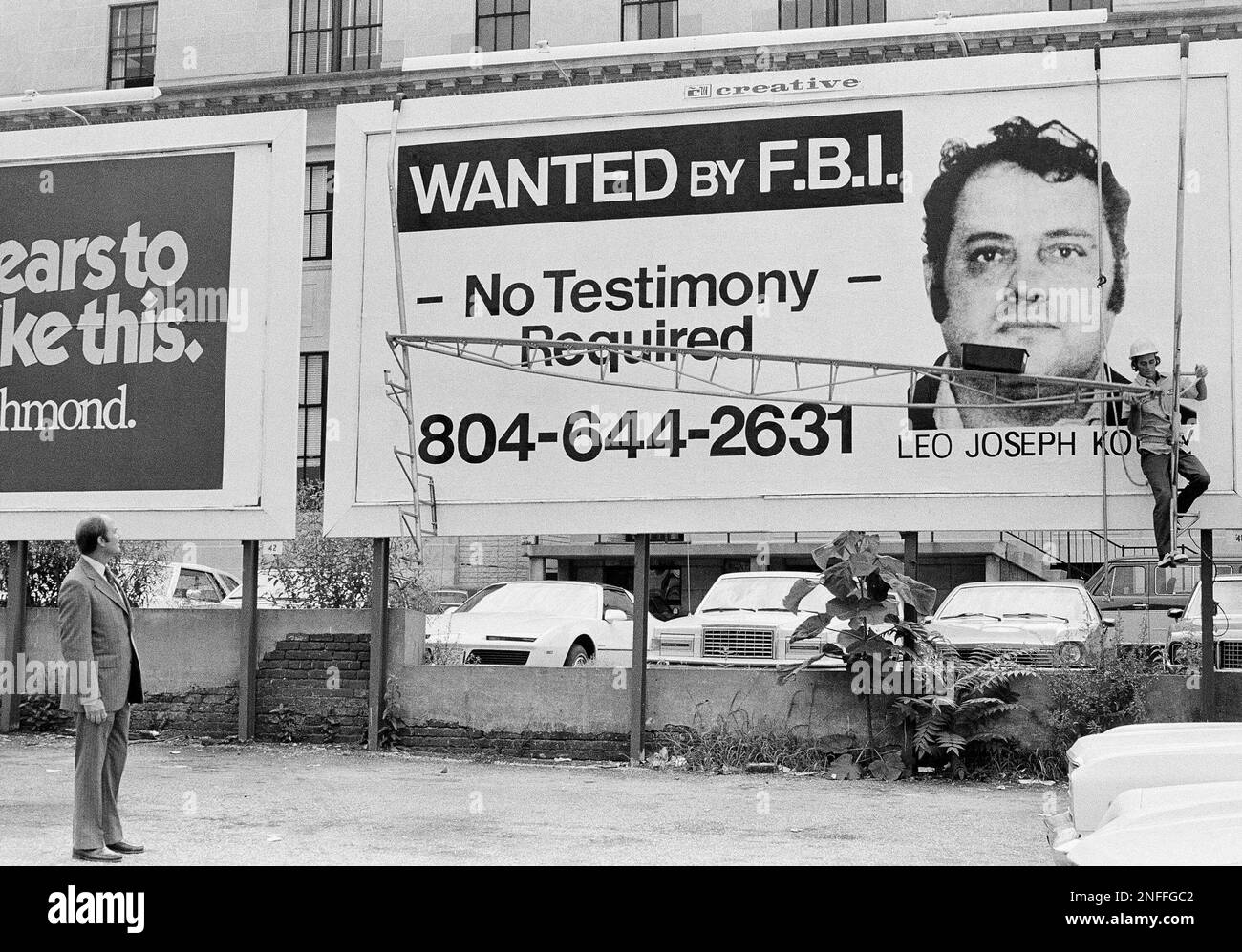 Leo Joseph Koury, who is on the FBI's 10 Most Wanted list, is shown on ...