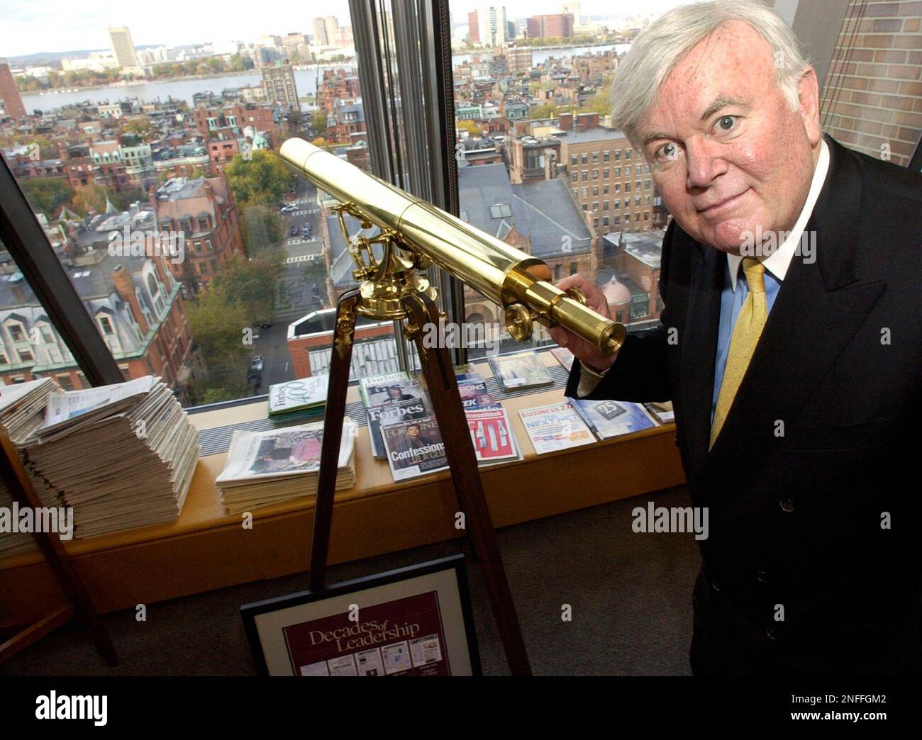 Patrick McGovern, International Data Group founder and chairman of the ...