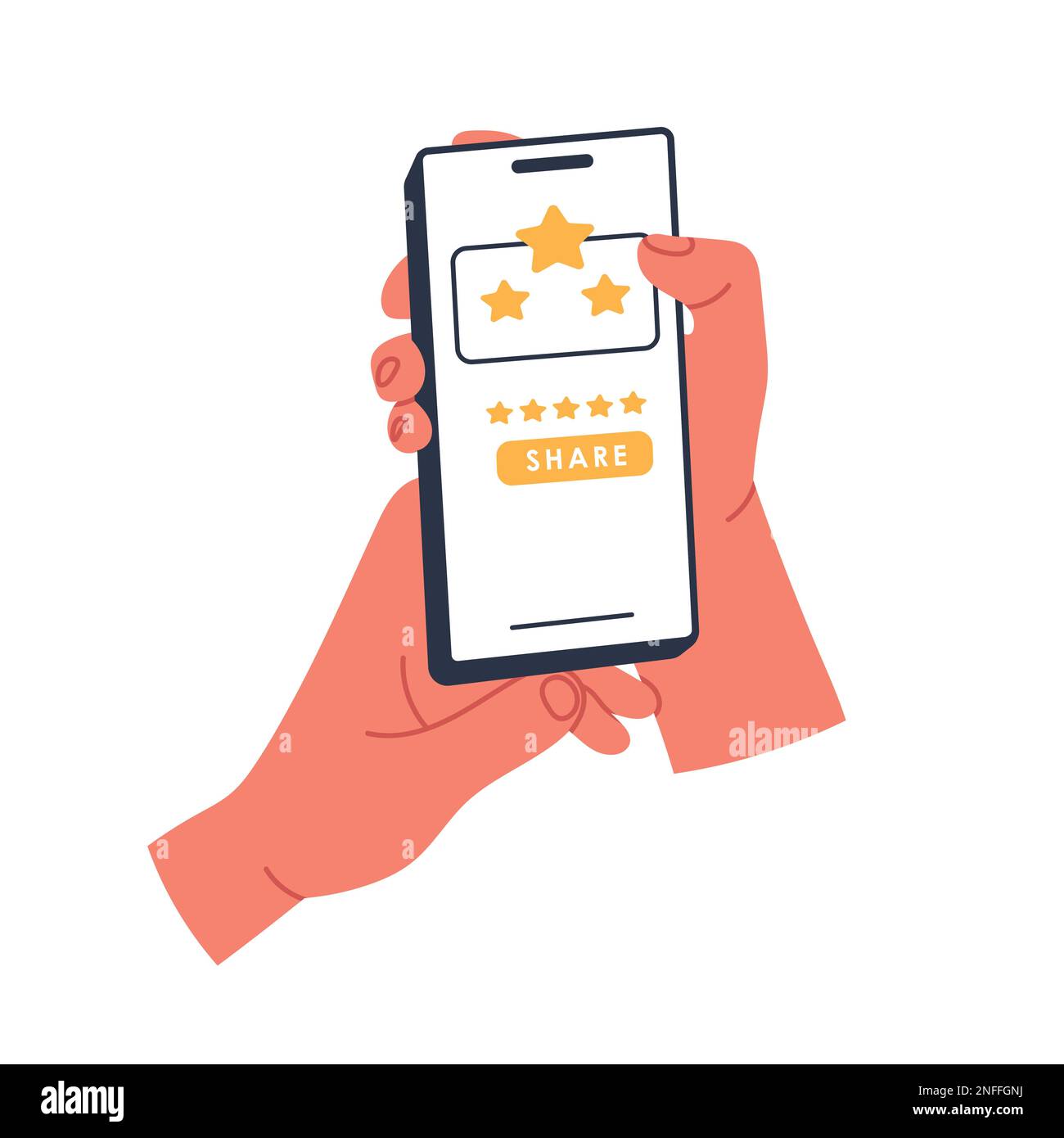 Scrolling customer Cut Out Stock Images & Pictures - Alamy