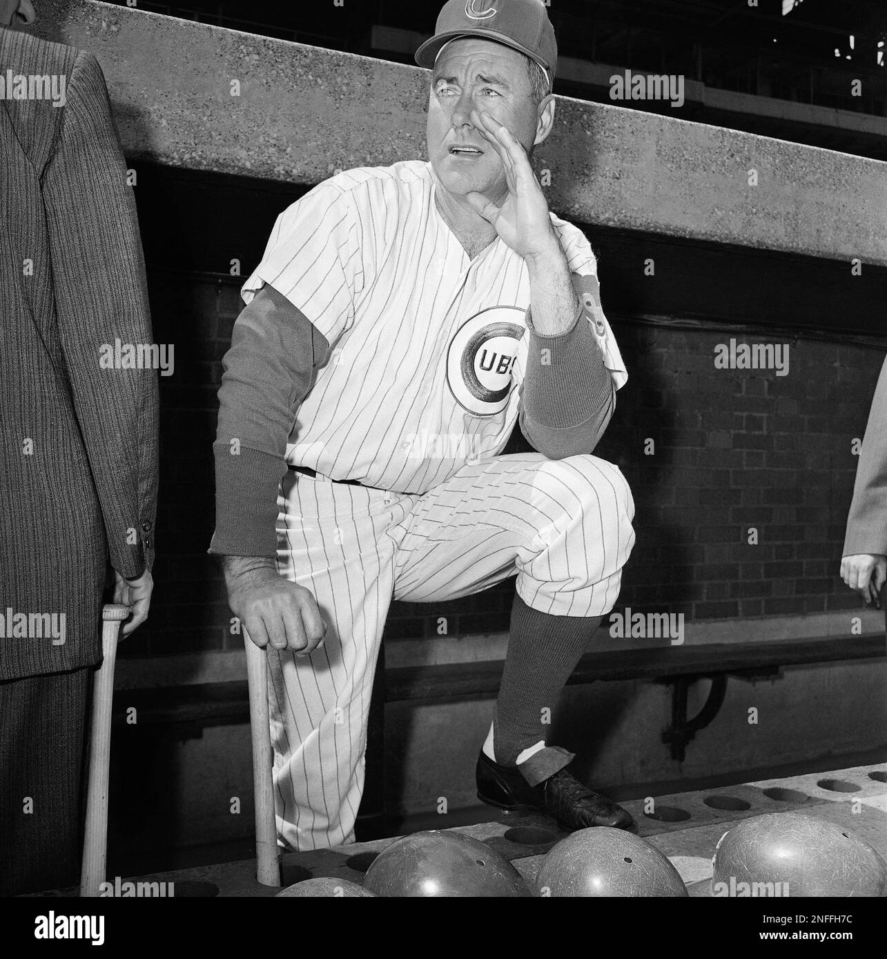 Chicago Cubs head coach, Bob Kennedy shown April 26, 1963. (AP Photo ...