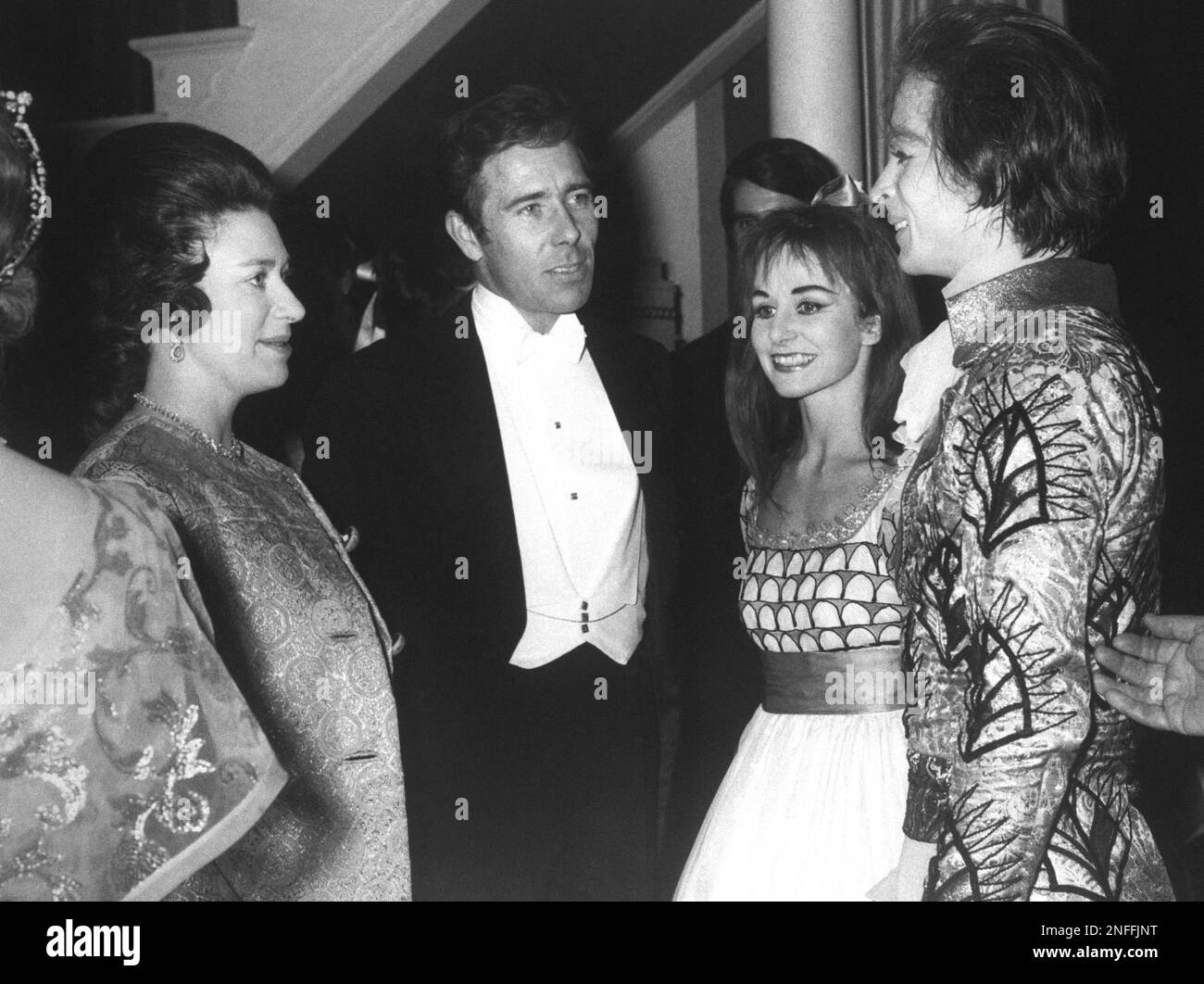 Soviet ballet dancer Rudolf Nureyev and Rhodesian ballet dancer Merle ...