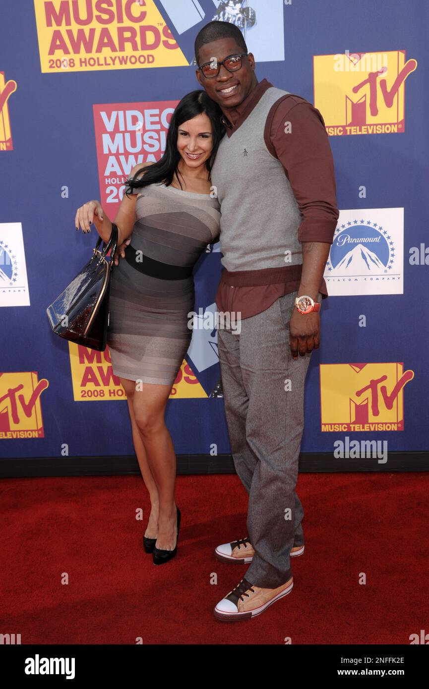Rapper David Banner and Singer Mayra Veronica arrive at the 2008 MTV ...