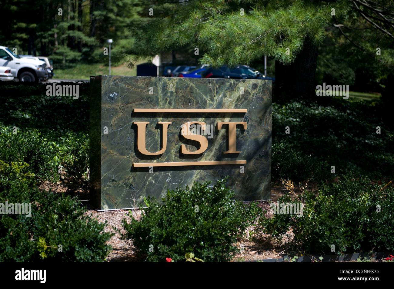 UST headquarters in Stamford, Conn. as seen in this view Monday Sept. 8 ...