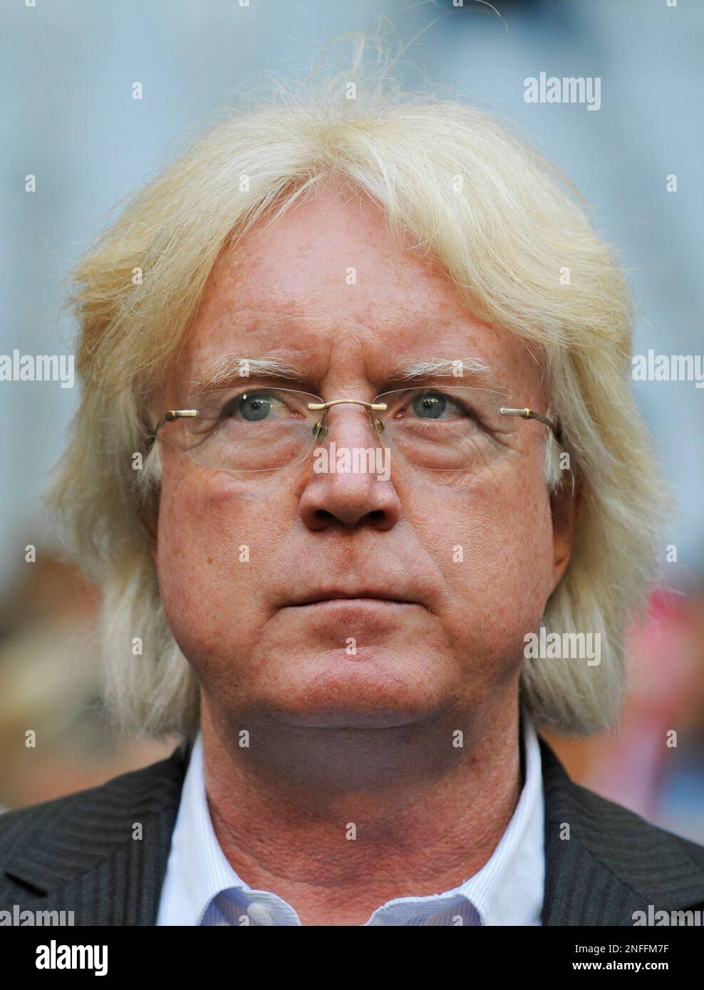 German soccer coach Winfried Schaefer is seen prior to the farewell ...