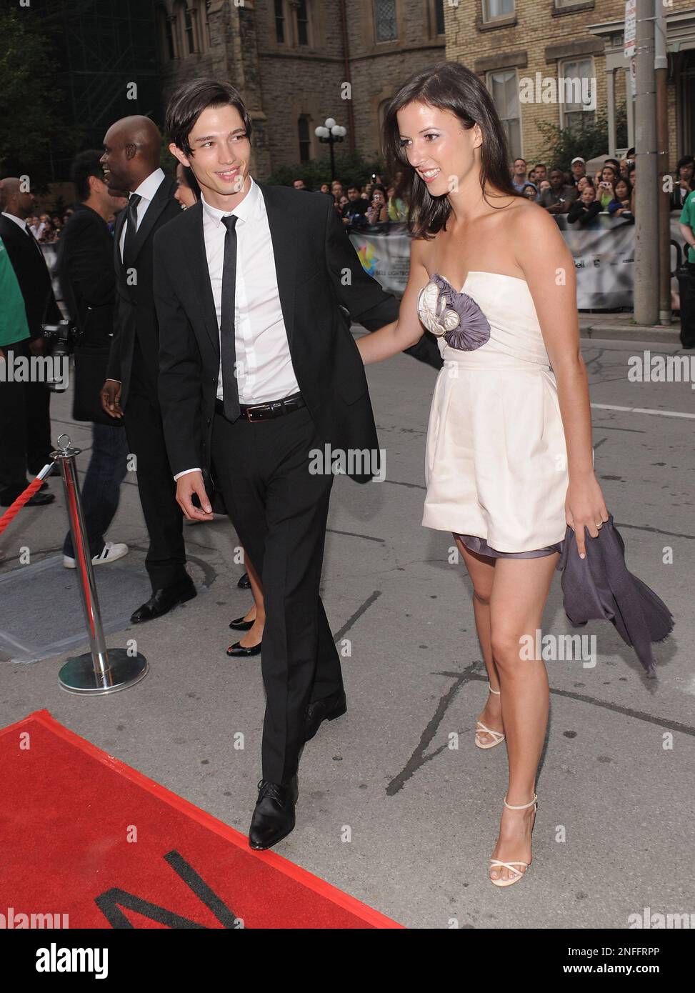 Actor Joe Dinicol and girlfriend Grace attend the opening night gala ...