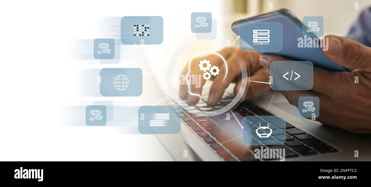 Smart device virtual control interface. Artificial intelligence new ...