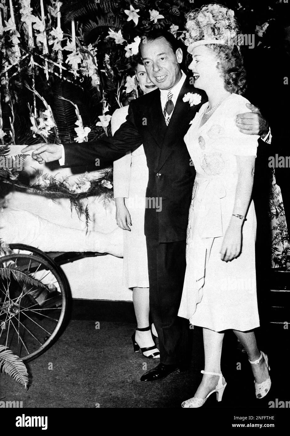 Martha Stewart, 20th Century Fox starlet, and Joe E. Lewis, comedy star ...