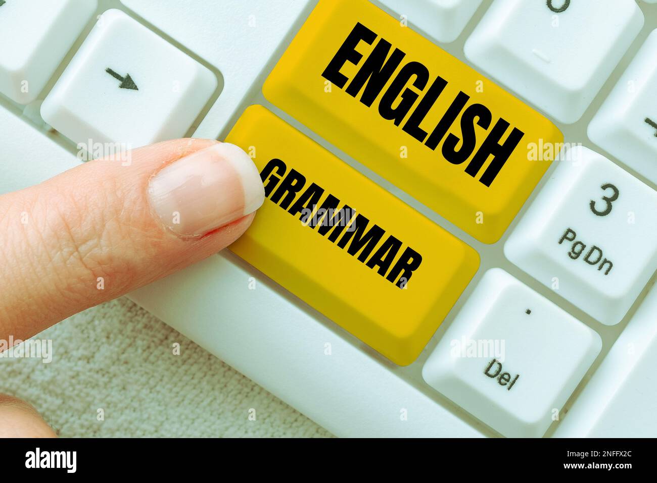 Conceptual display English Grammar. Business showcase courses cover all ...