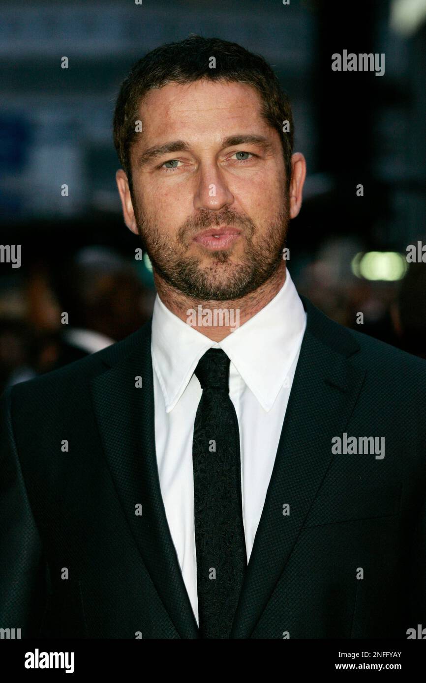 British actor Gerard Butler arrives for the world premiere of his film ...