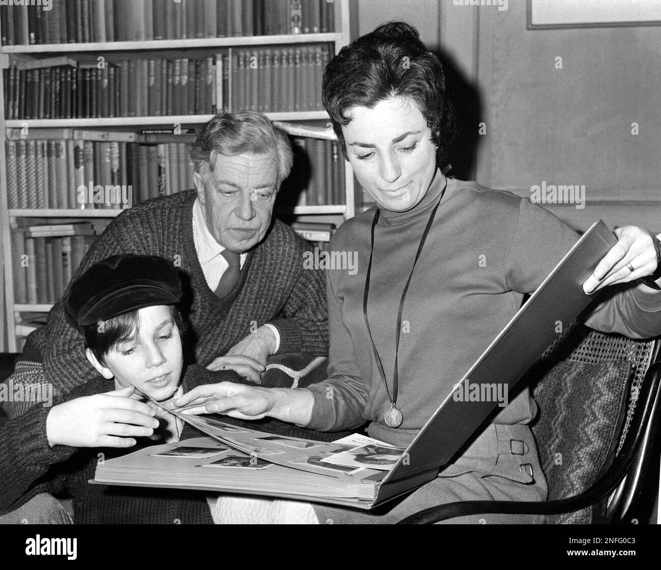 New Poet Laureate Cecil Day-Lewis, 64, with his wife Jill and son ...