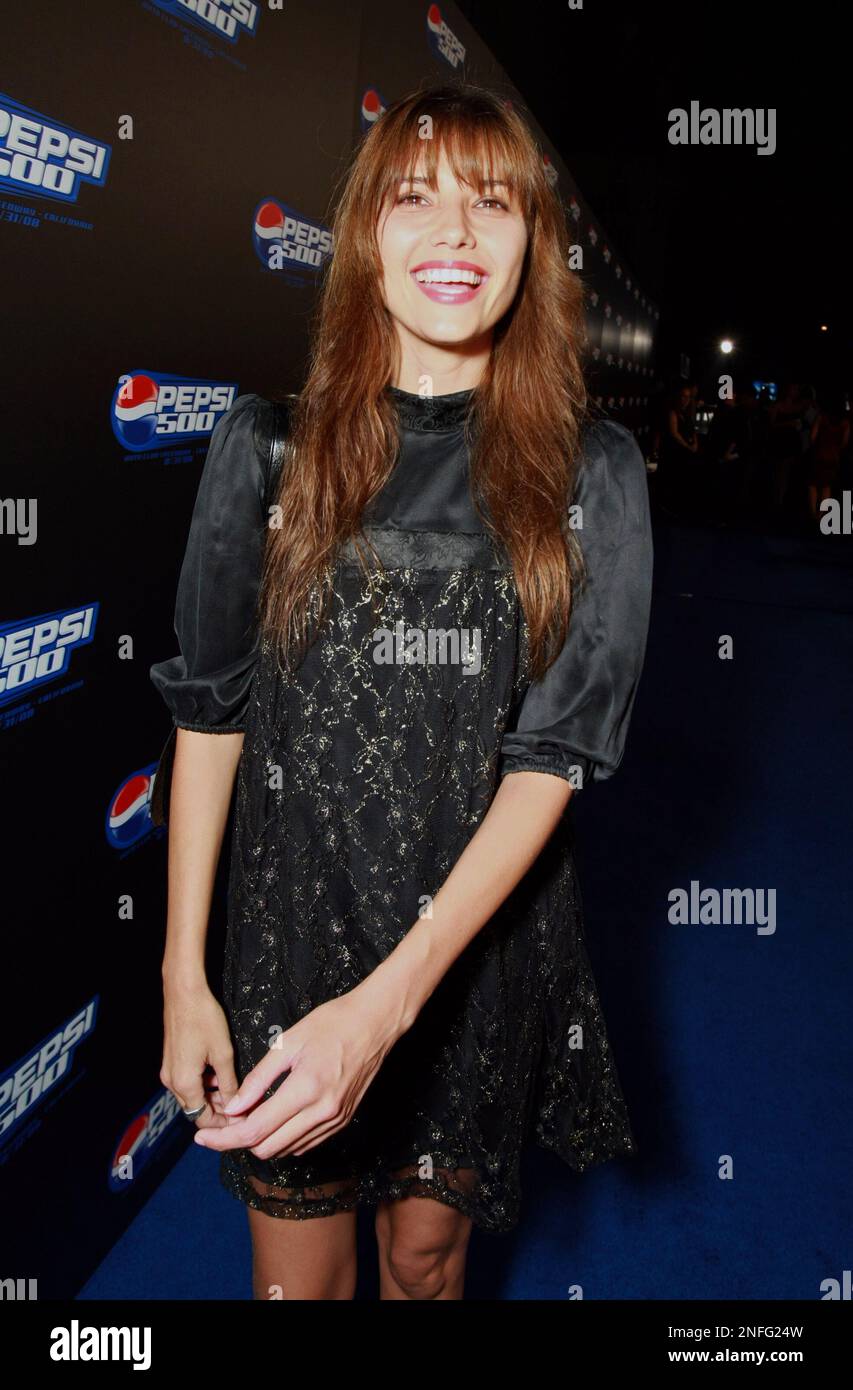 Tamara Feldman at the Pepsi 500 Running Wide Open event, Wednesday Aug ...