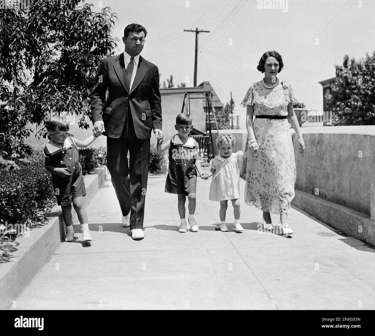 James Braddock And Family