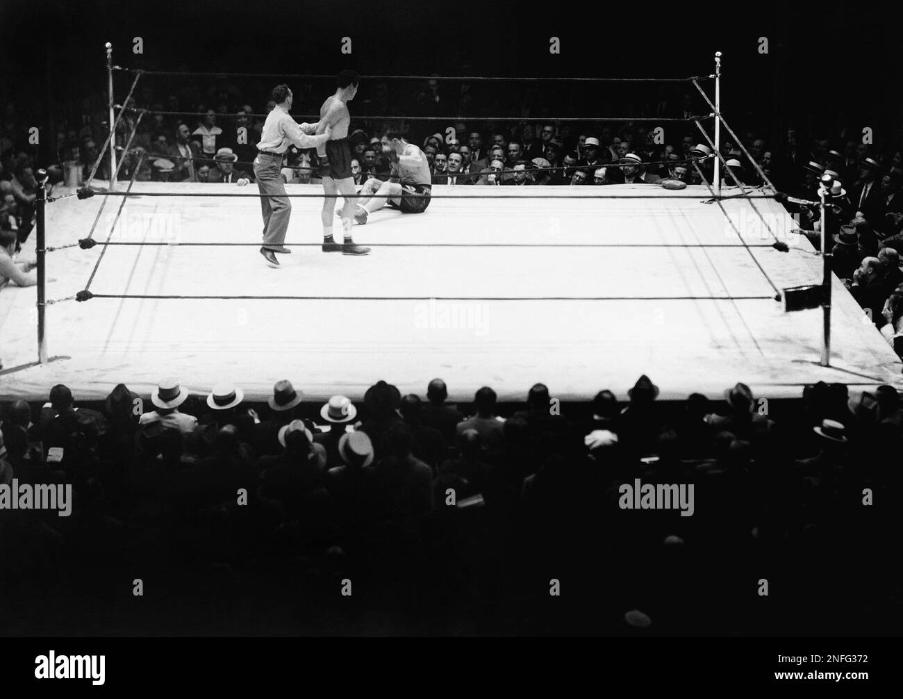 Primo Carnera lost his world's championship to Max Baer of California ...