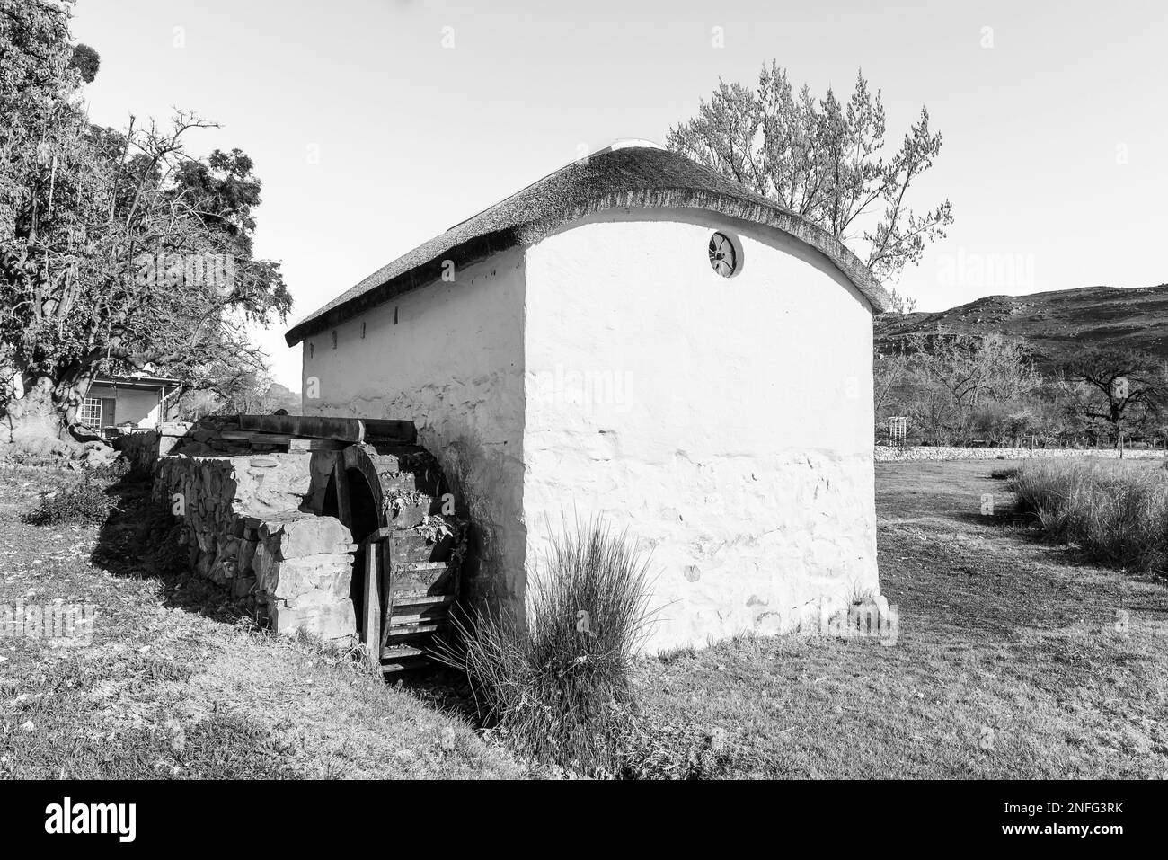 Kromrivier, South Africa - Sep 8, 2022: The historic water mill at ...