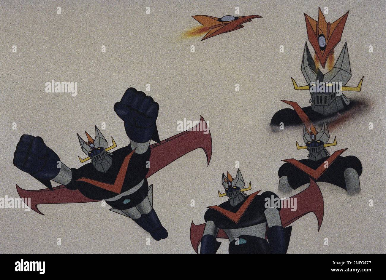 This photo shows a drawing made at Toei Animation School, Feb., 1979 ...