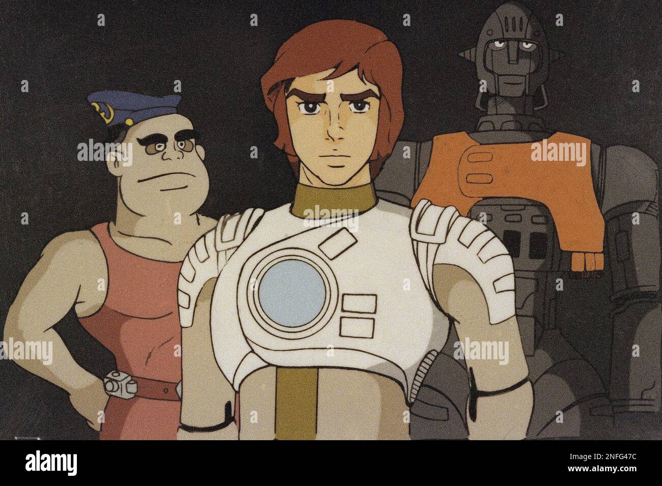 This photo shows a drawing made at Toei Animation School, Feb., 1979 ...