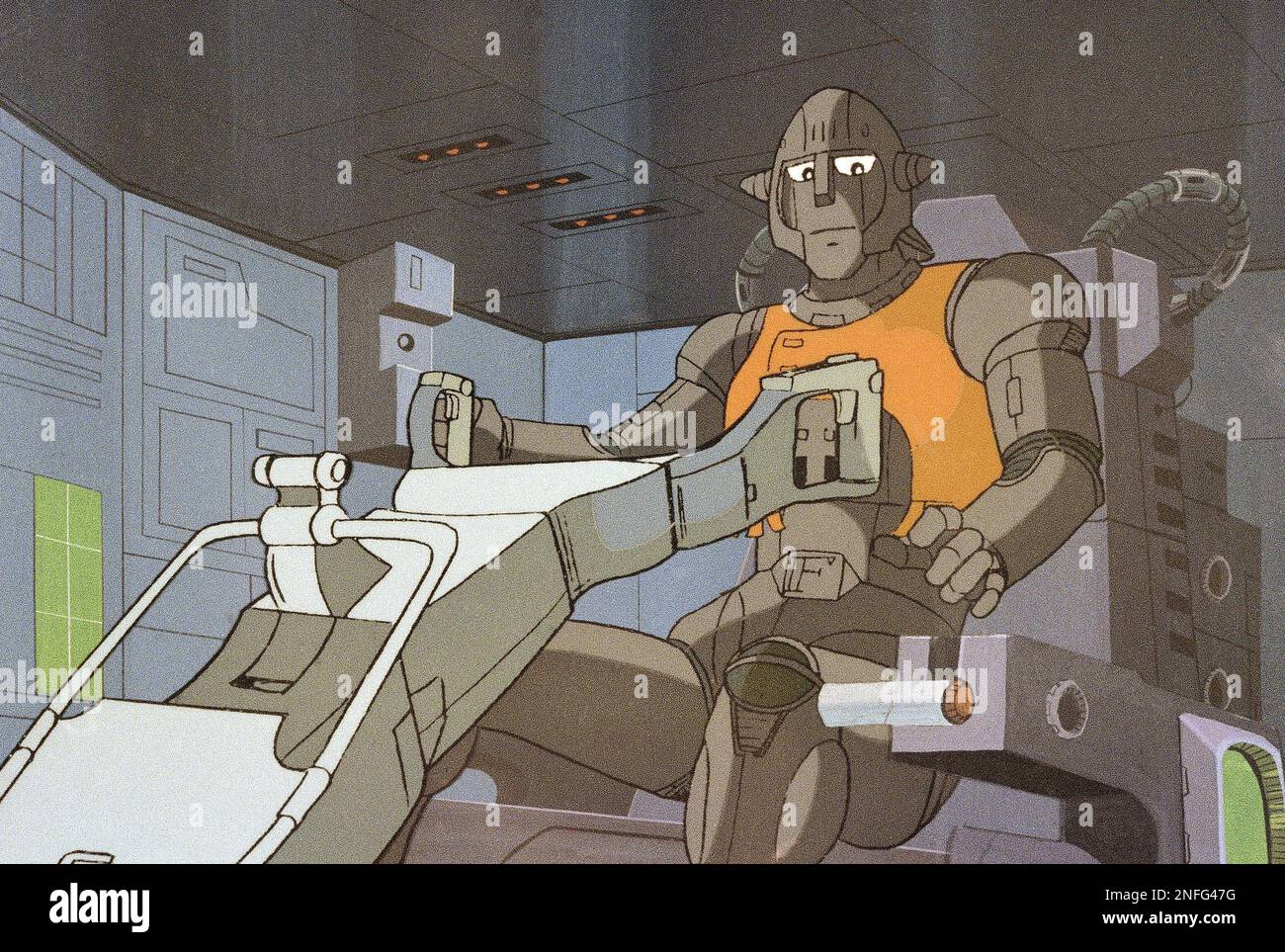 This photo shows a drawing made at Toei Animation School, Feb., 1979 ...