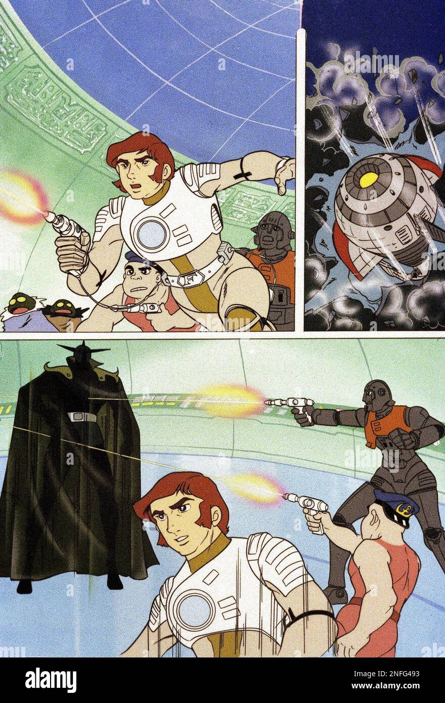 This photo shows a drawing made at Toei Animation School, Feb., 1979 ...