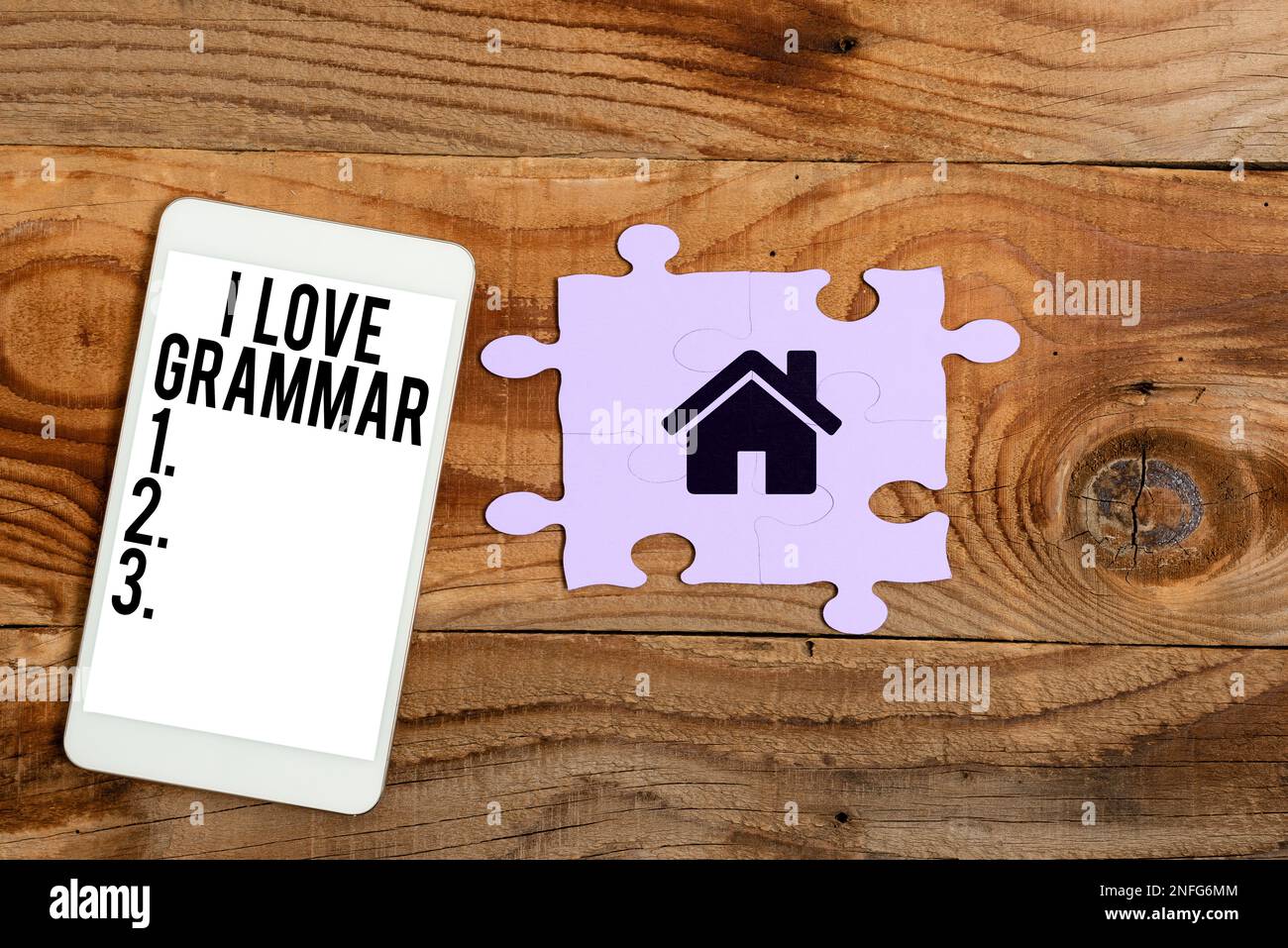 Conceptual display I Love Grammar. Word Written on act of admiring ...