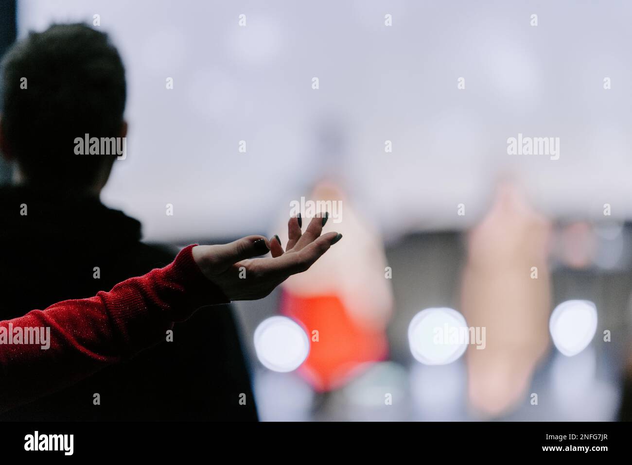 Hands Up In The Air Praising God