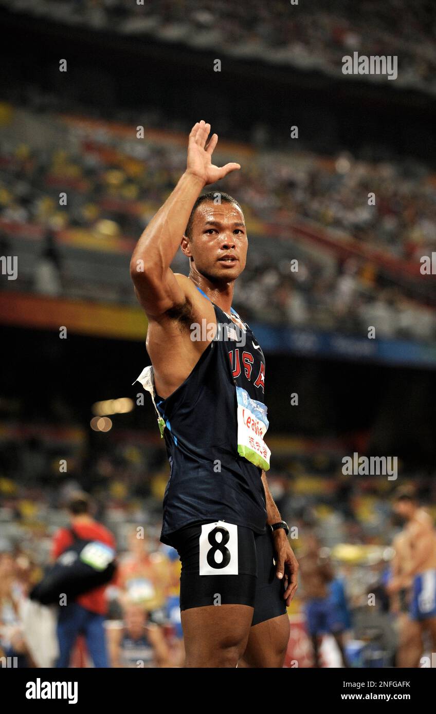 United States' gold medal winner Bryan Clay after the final 1500-meter ...