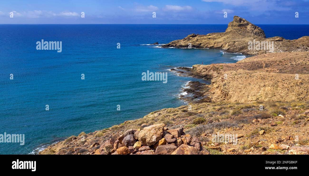 Columnar Jointing Structures Of Punta Baja, Lava Flows, Volcanic Rocks ...