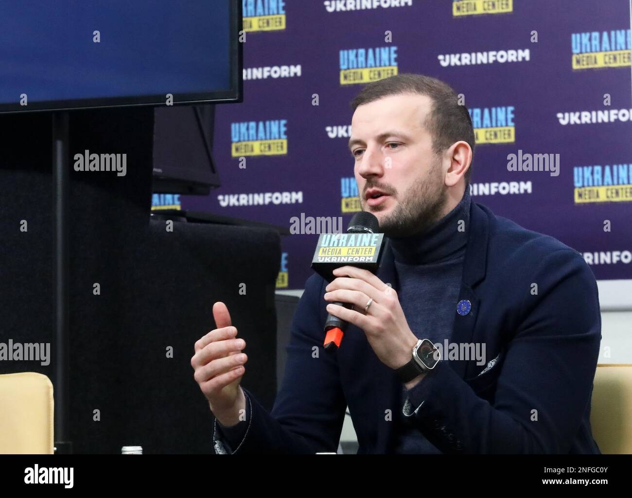 KYIV, UKRAINE - FEBRUARY 17, 2023 - European Commissioner for ...