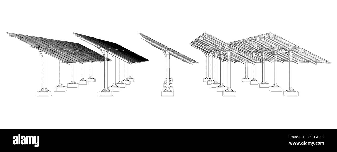 Solar Panel Field Stock Photo - Alamy
