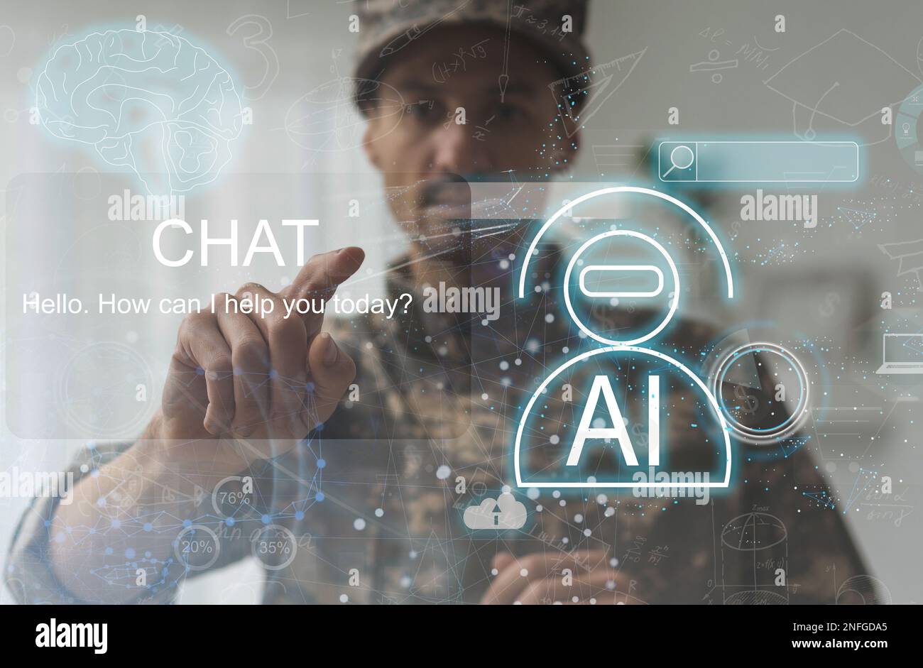 Artificial intelligence (AI), machine and deep learning and another modern computer technologies ...