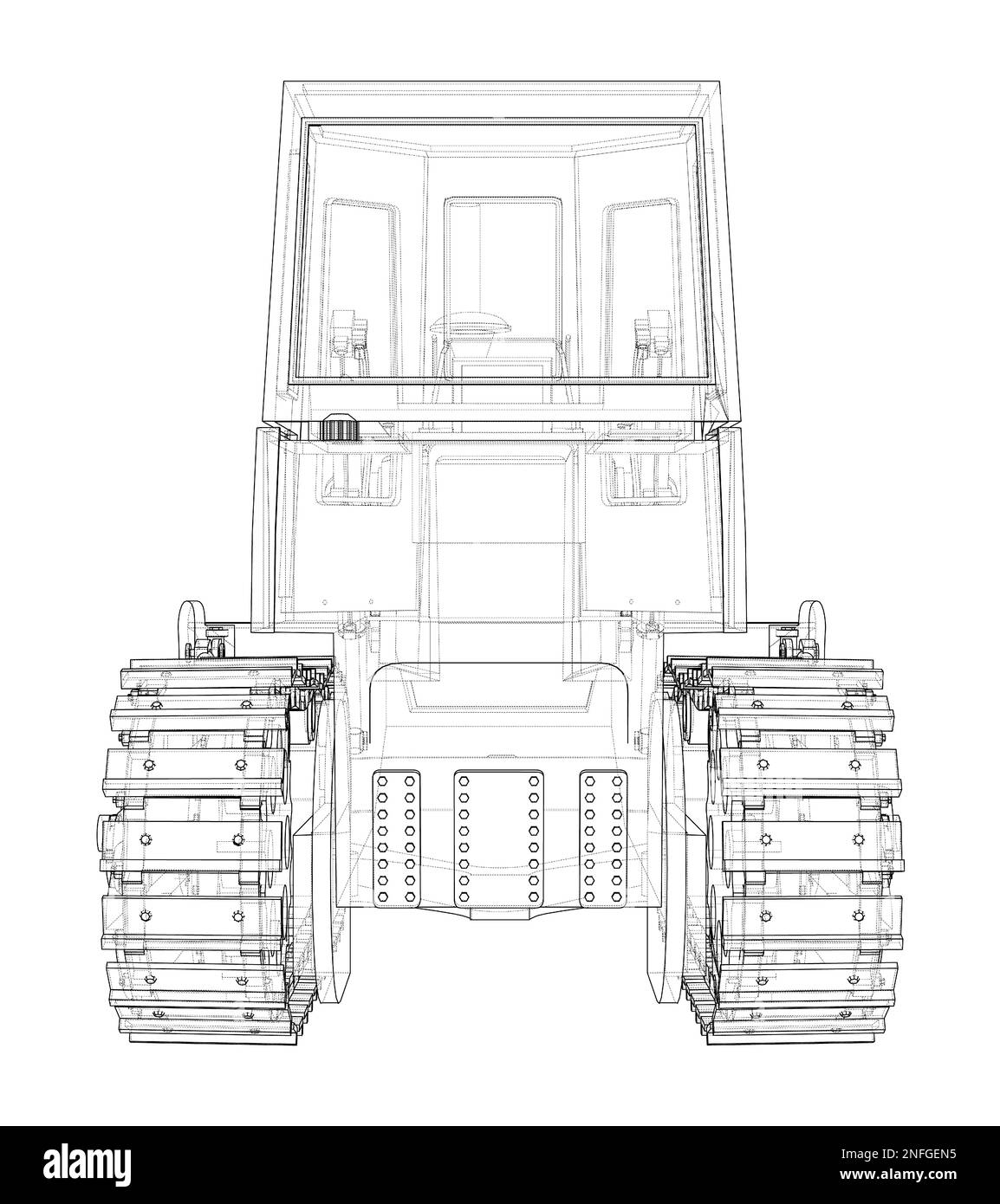 Earth mover, bulldozer Stock Photo - Alamy