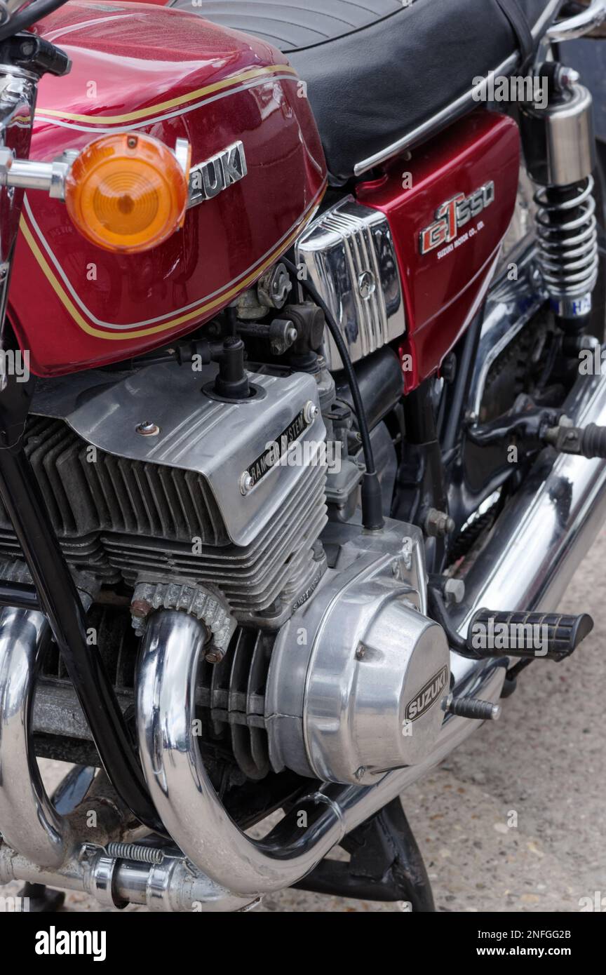 The GT550 was an air cooled 2 stroke triple built in the 1970s. The Ram ...