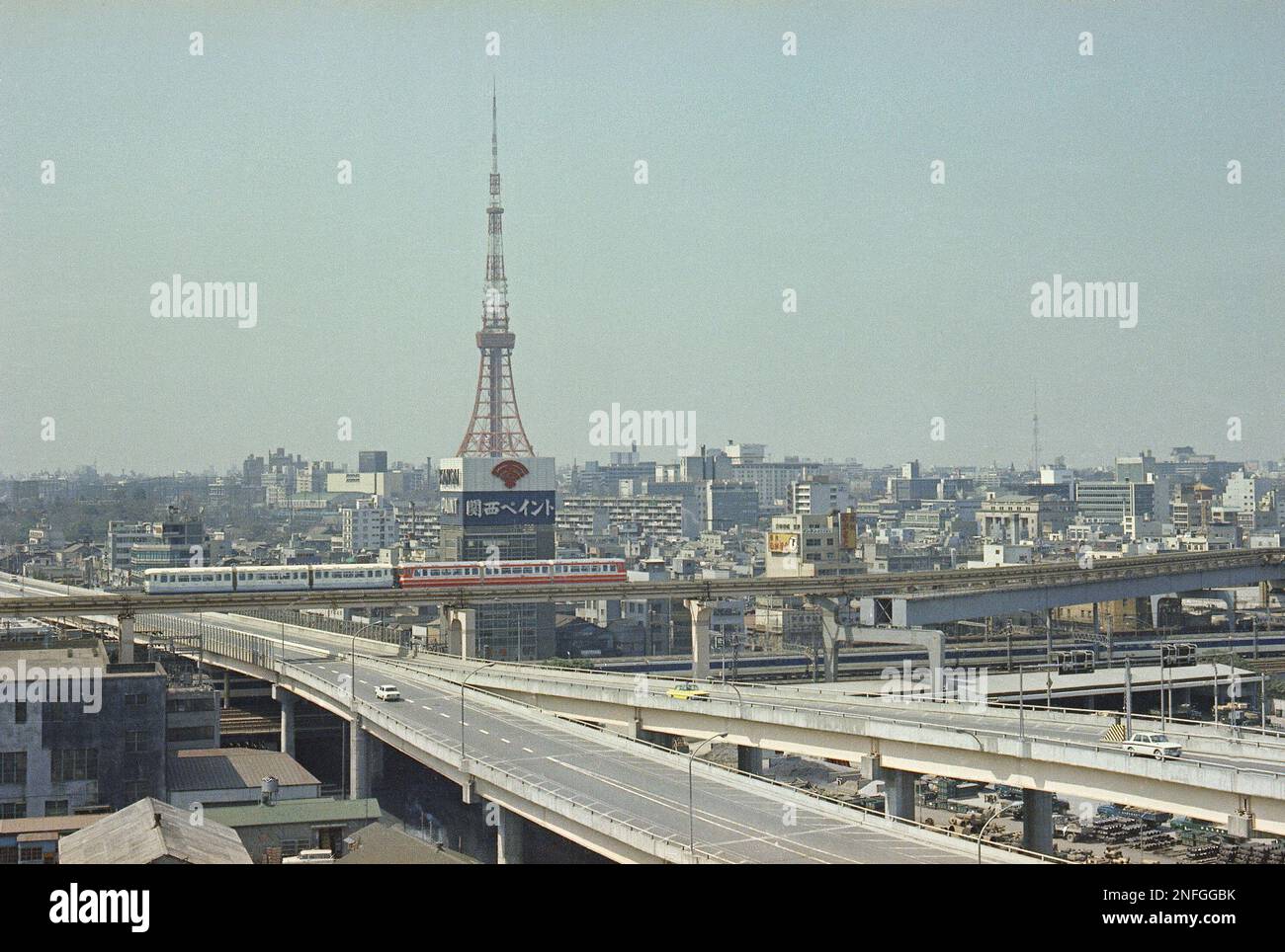 The Tokyo Tower still dominates the changing skyline of Tokyo on June ...