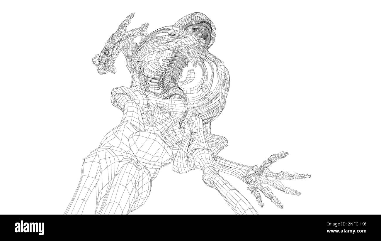 Human skeleton. 3d illustration Stock Photo - Alamy