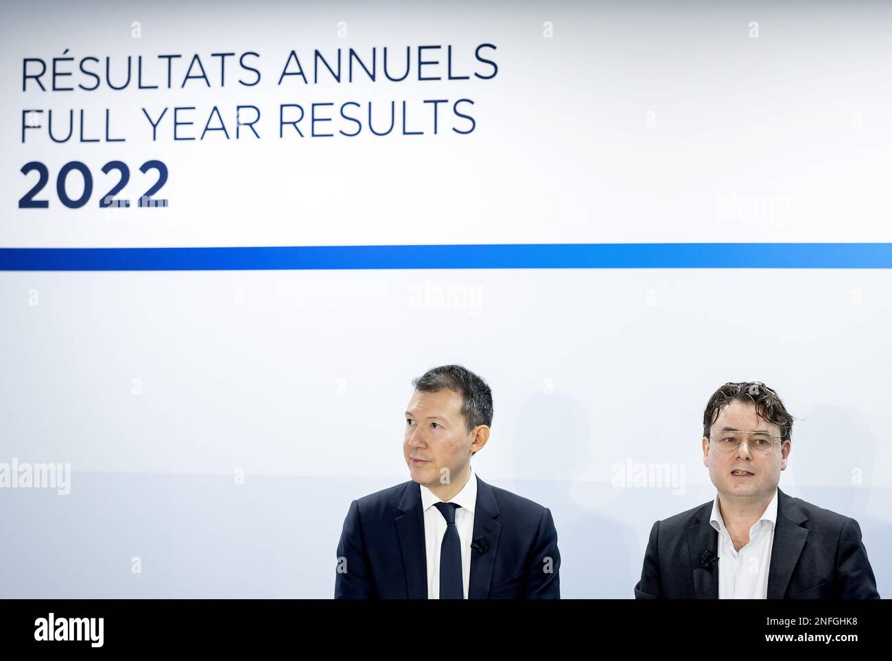 PARIS - Benjamin Smith, CEO Air France-KLM and Steven Zaat, CFO Air ...