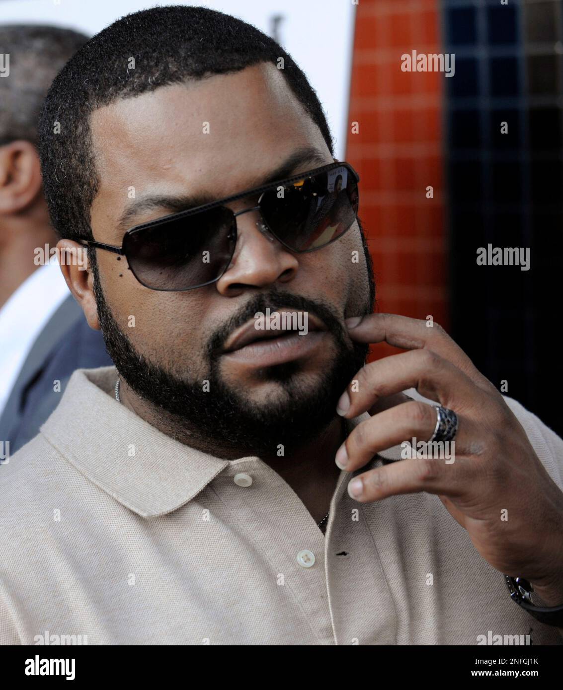 Keke Palmer and Ice Cube pose together at the premiere of the film "The ...