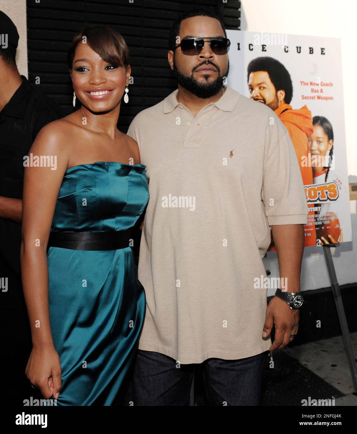 Keke Palmer, left, and Ice Cube pose together at the premiere of the ...