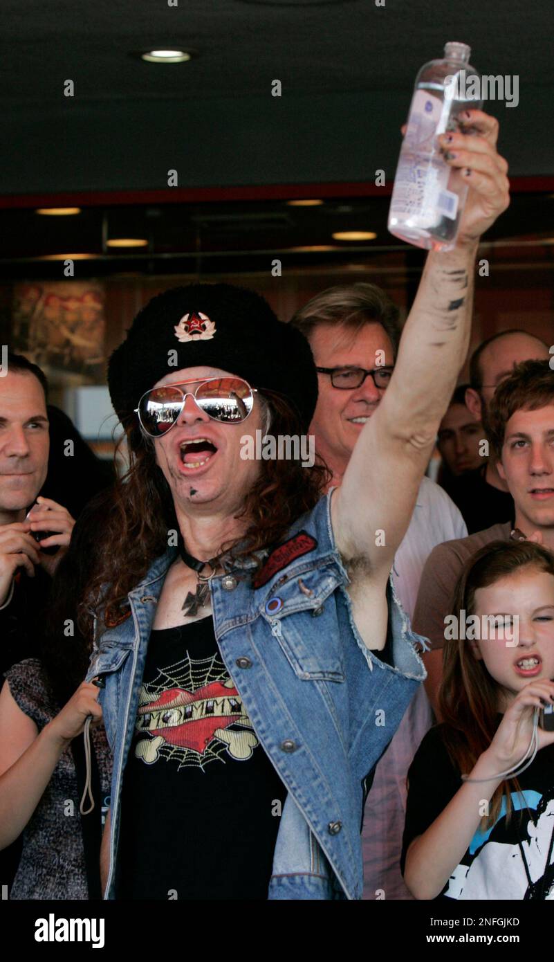 Surviving member of the '70s punk band The Germs, Don Bolles ...