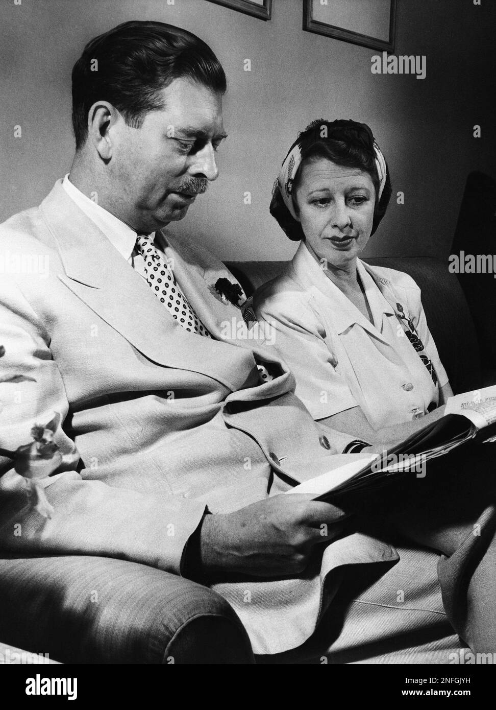 Ex-King Carol of Romania and Mme. Elena Lupescu are shown at Rio de ...